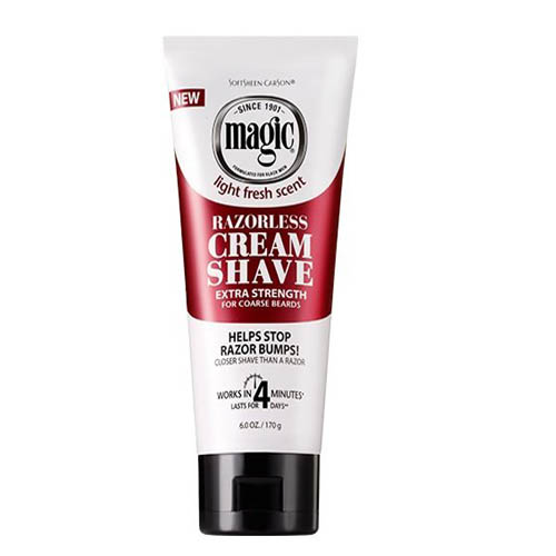 Magic Shaving Razorless Cream Shave Extra Strength 6 oz. | Fix My Hair ...