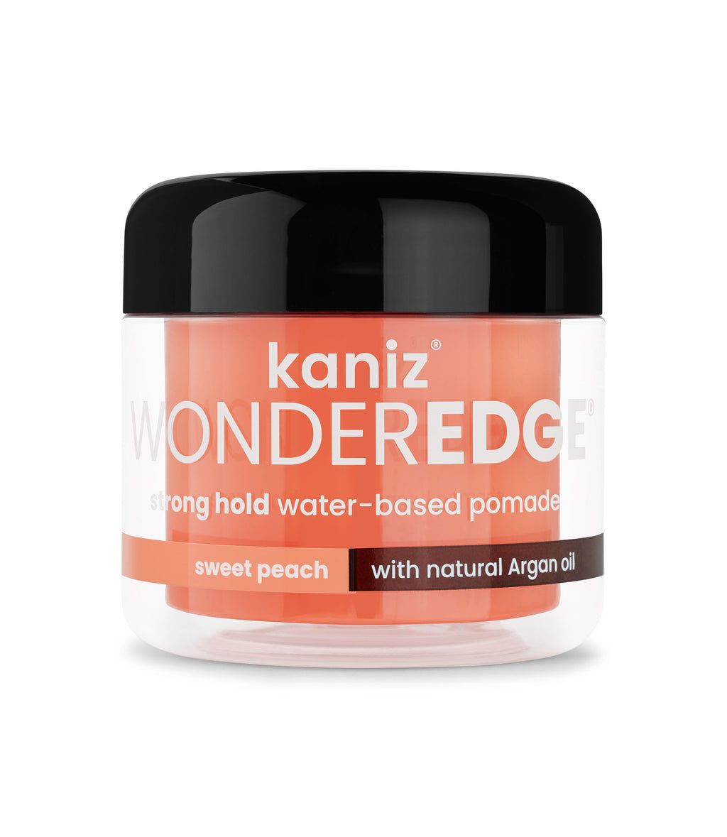 Kaniz Wonder Edge Strong Hold Pomade Water Based Sweet Peach 120ml ...