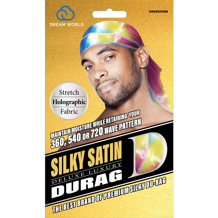 Dream Holographic Smooth & Thick DuRag Rainbow DRE007HRN | Fix My Hair ...