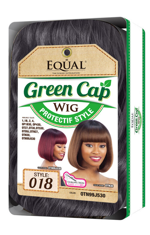 Equal Green Cap Wig 018 | Fix My Hair | Voor 16.00u morgen in huis!
