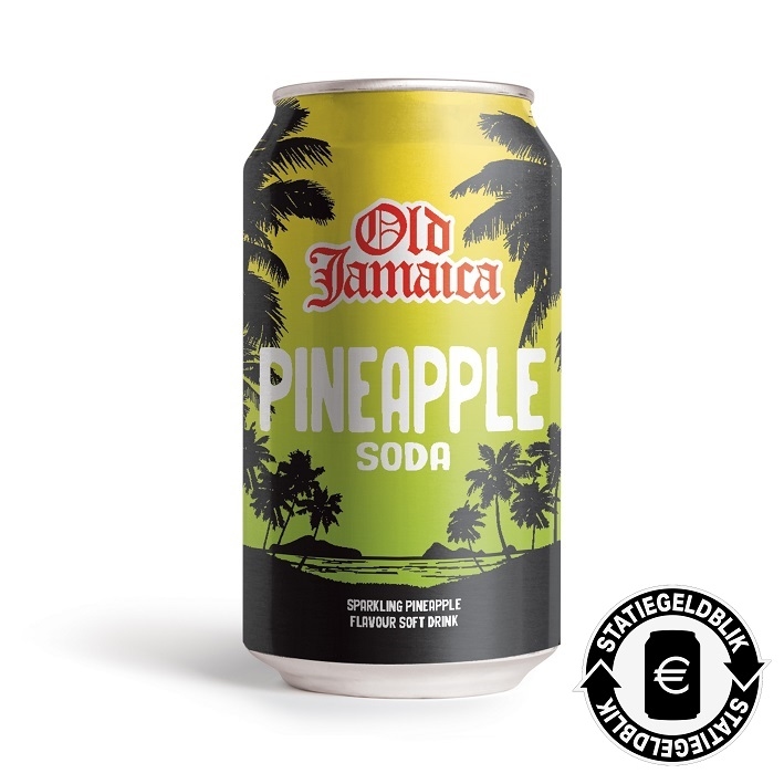 Old Jamaican Pineapple Soda Blik 330ml | Fix My Hair | Voor 16.00u ...